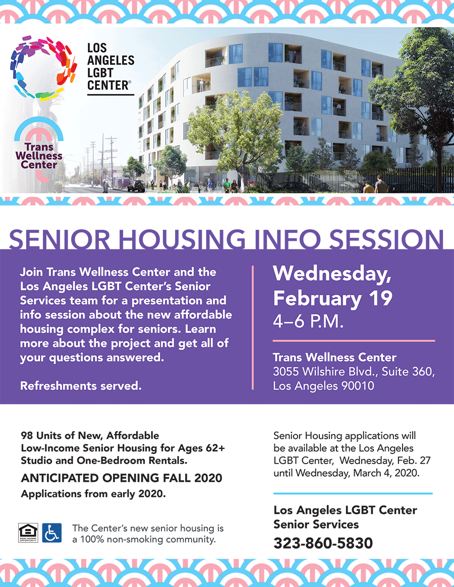 Senior Housing Info Session - Trans Wellness Center